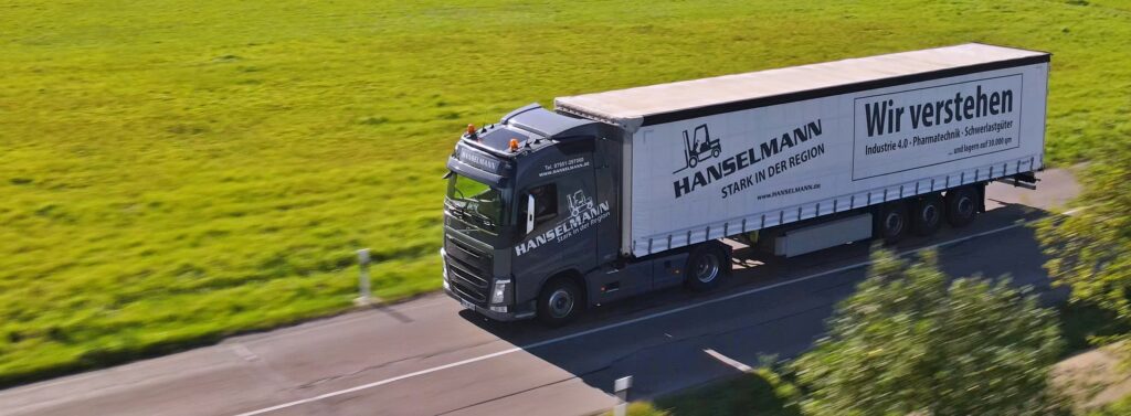 Heavy-duty and special transports with Hanselmann